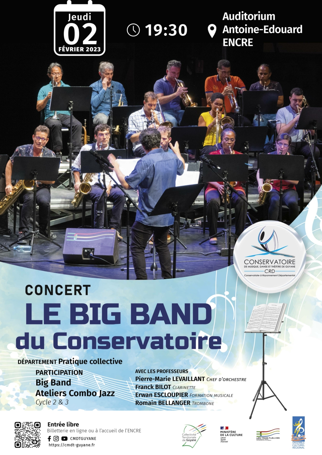 Le Big Band en concert – Conservatoire de Musique, Danse et Théâtre de ...