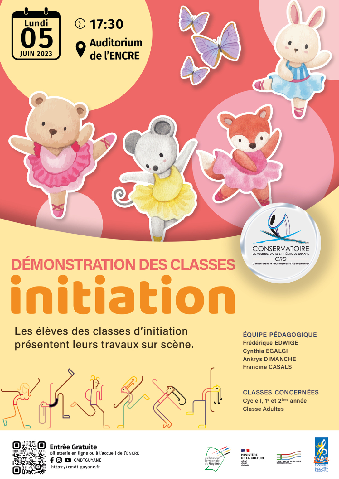 Démonstration des classes d’initiation danse – Conservatoire de Musique ...