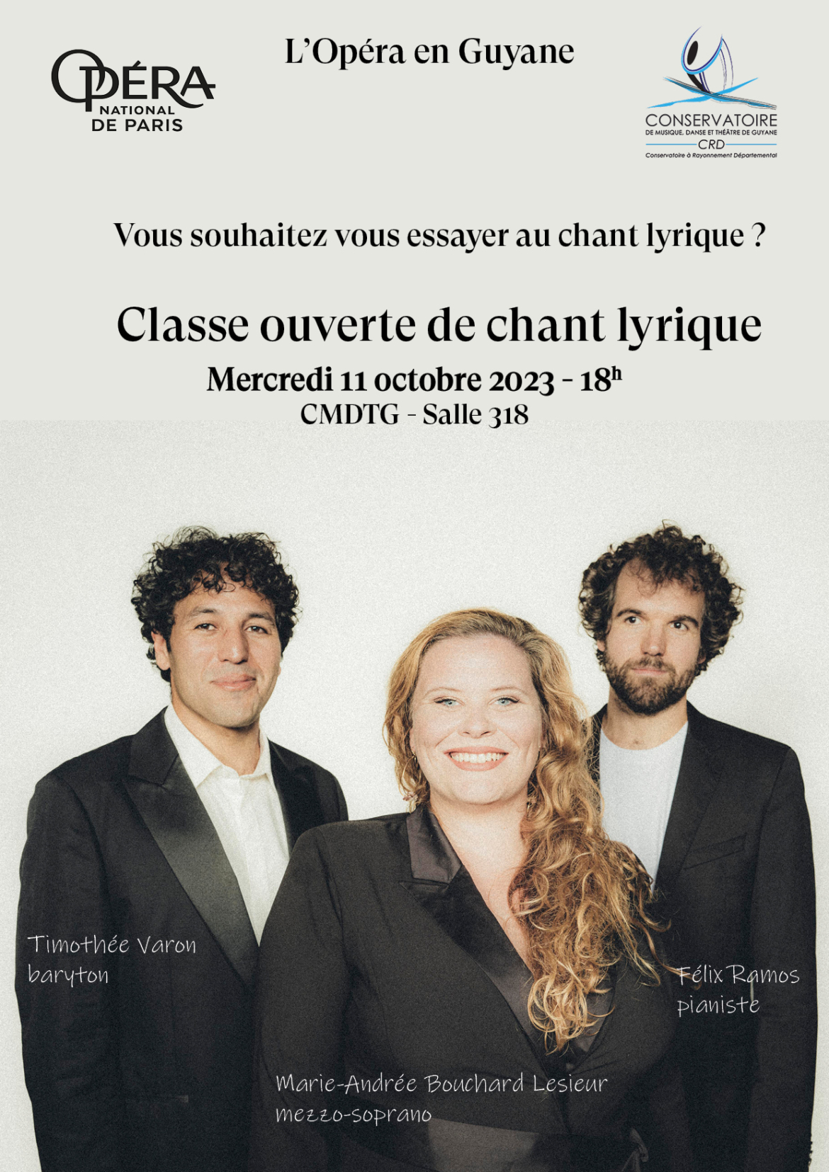 Affiche classe ouverte Chant lyrique Opéra CMDTG _11oct2023 ...